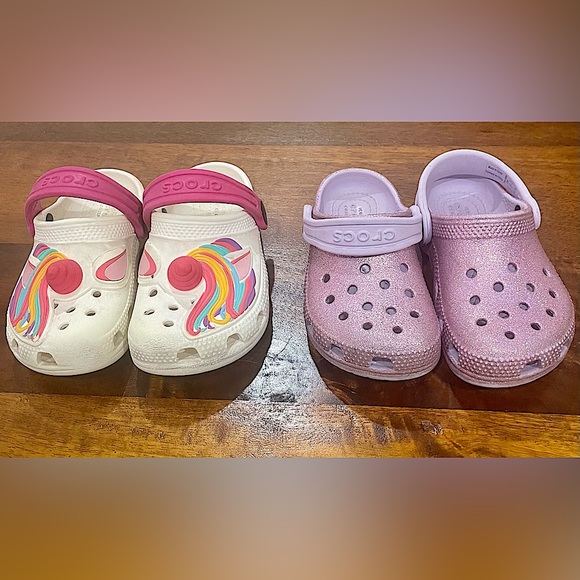 CROCS | Shoes | Crocs Glitter Unicorn 8t | Poshmark